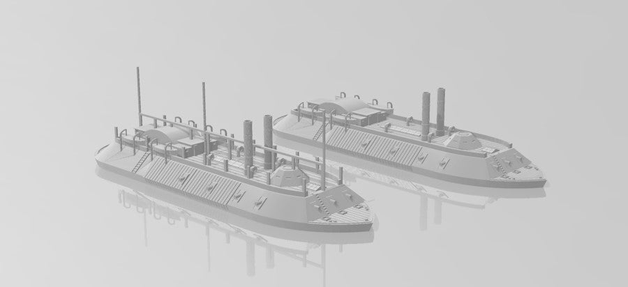 1/600 Union Casemate Ironclad USS Cairo – BIG Jim Prints