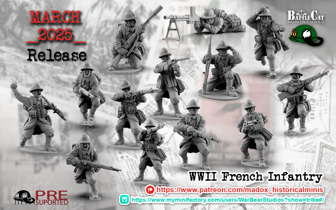 WW2 French Infantry – BIG Jim Prints