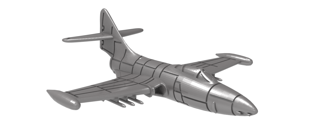 1/200 Grumman F-9F 2B Panther – BIG Jim Prints