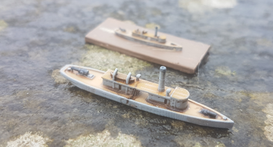 1/600 Confederate Gunboat CSS Teaser – BIG Jim Prints
